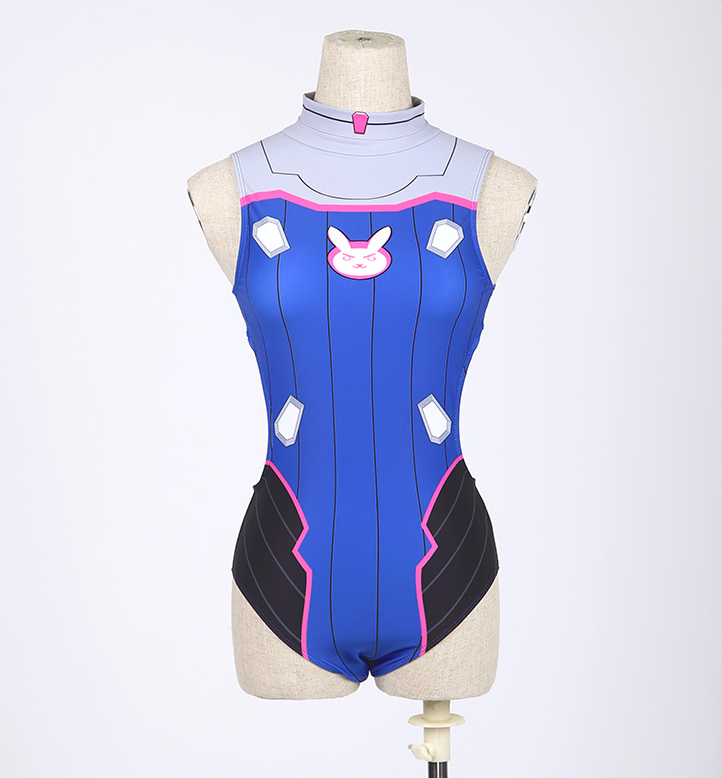 D.VA Bunny Kawaii japanisches Cosplay Badeanzug Bikini Set — Sofyee